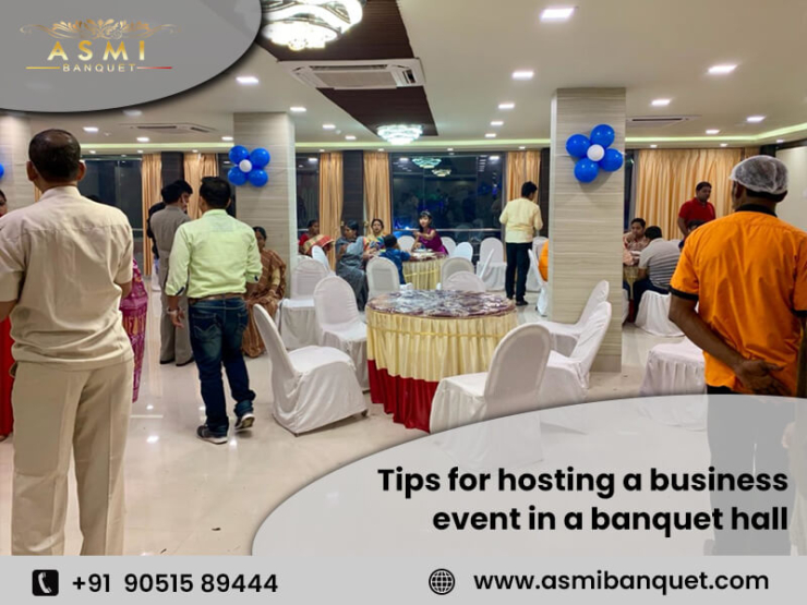 Tips for hosting a business event in a banquet hall
